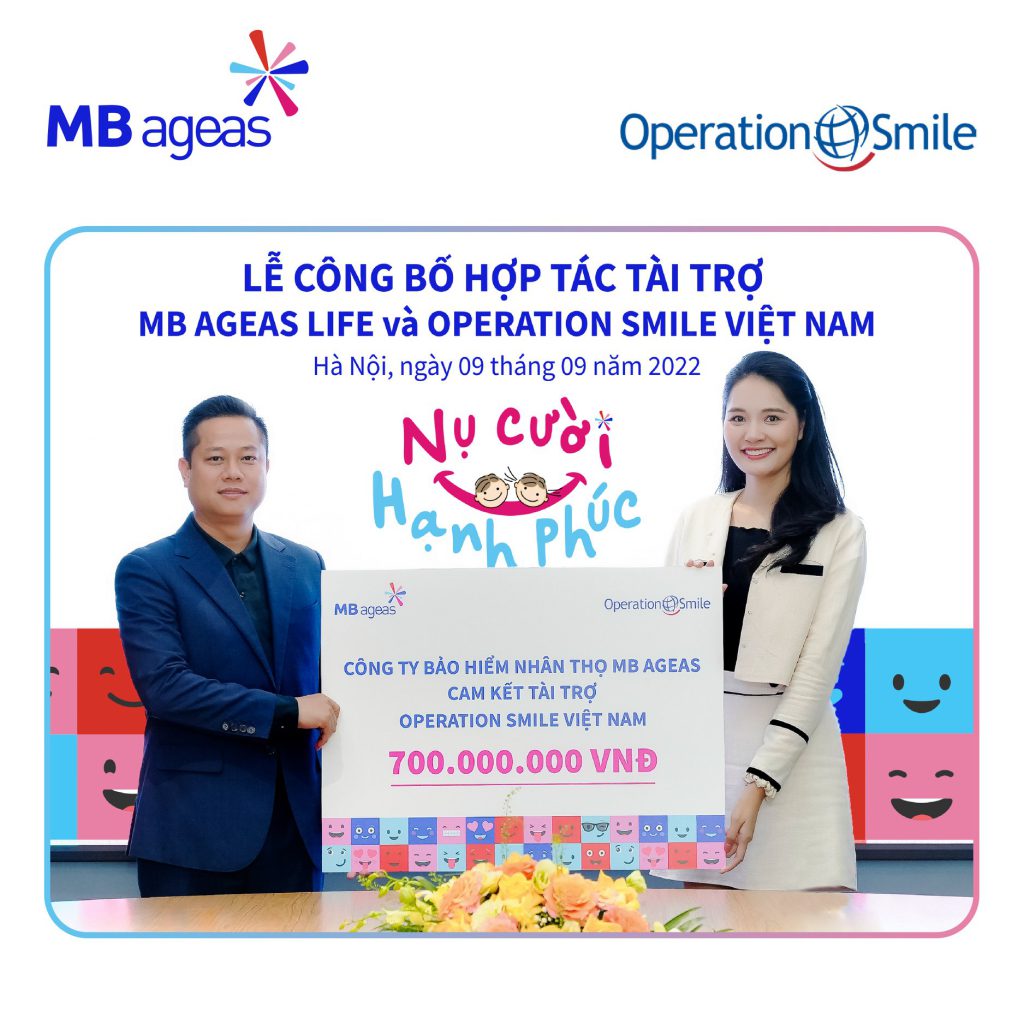 Campaign “Happy Smiles” by MB Ageas Life – Operationsmile Vietnam